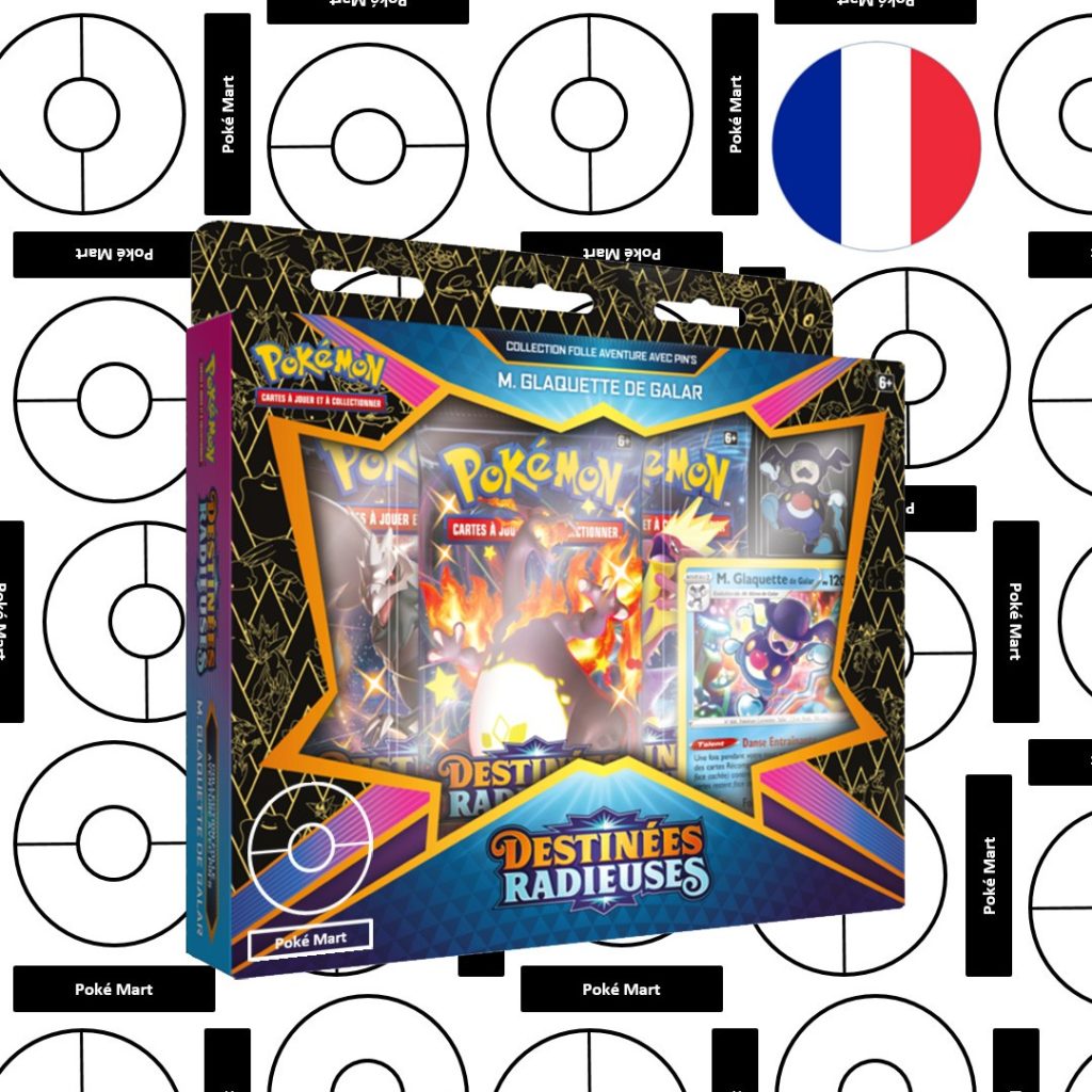 Coffret Collection avec pin’s Destinées Radieuses M. Glaquette de Galar